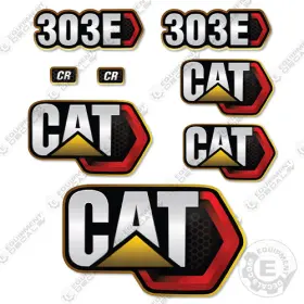 303E 3M Caterpillar Next Decal Excavator Kit